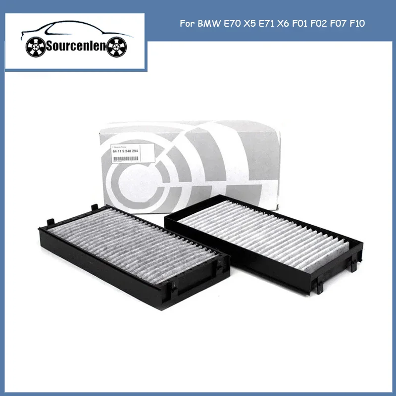 64119248294-2Pcs-Cabin-Air-Filter-for-BMW-E70-X5-E71-X6-F01-F02-F07-F10 ...