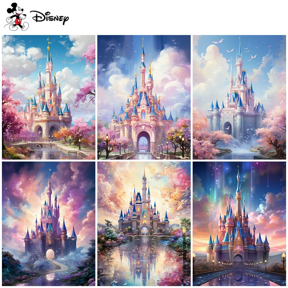 Disney-Painting-By-Numbers-Landscape-Canvas-Kits-Coloring-By-Number ...