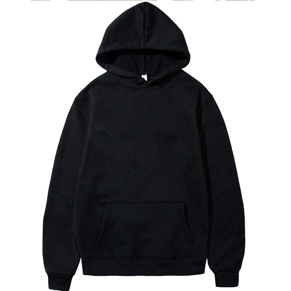 Men-s-Hoodies-Pullover-Classic-Black-Hoodie-for-Men-Casual-Sports-Long ...
