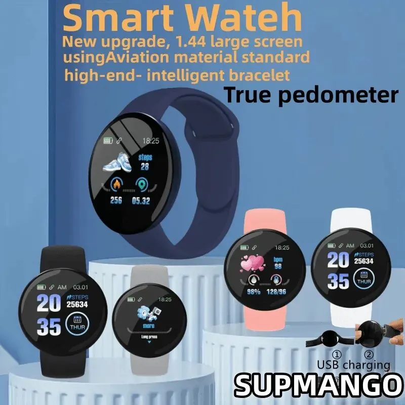 B41K-Macaron-Smart-Watch-Men-Smartwatch-Verdadeiro-Ped-metro-Monitor-de ...