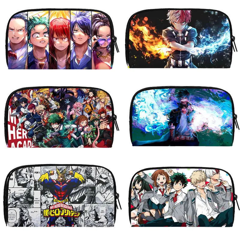Anime My Hero Academia Coin Purse Kawaii MHA Wallet Cartoon Himiko Toga ...