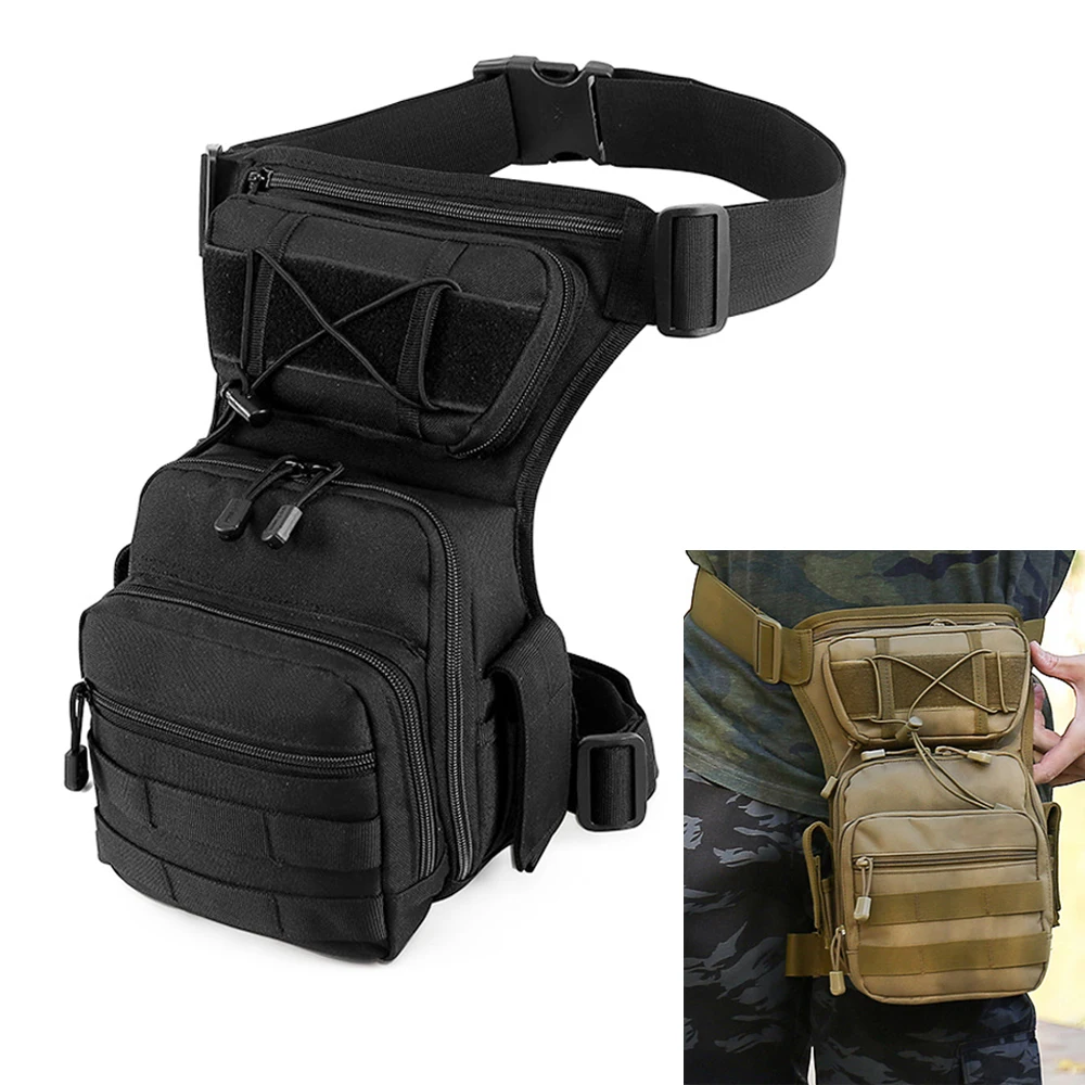 Men-Motorcycle-Rider-Hip-Drop-Leg-Bags-Waist-Pack-Travel-Male-Nylon ...