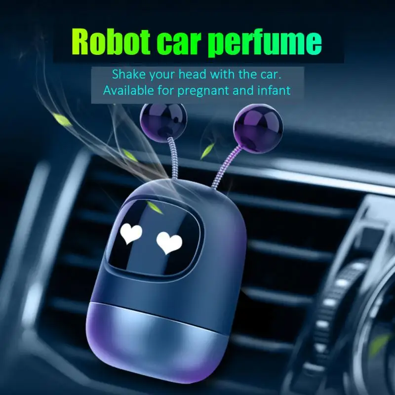 Robot-Fragrance-Car-Air-Vent-Scent-Aromatherapy-Auto-Air-Outlet-Perfume ...