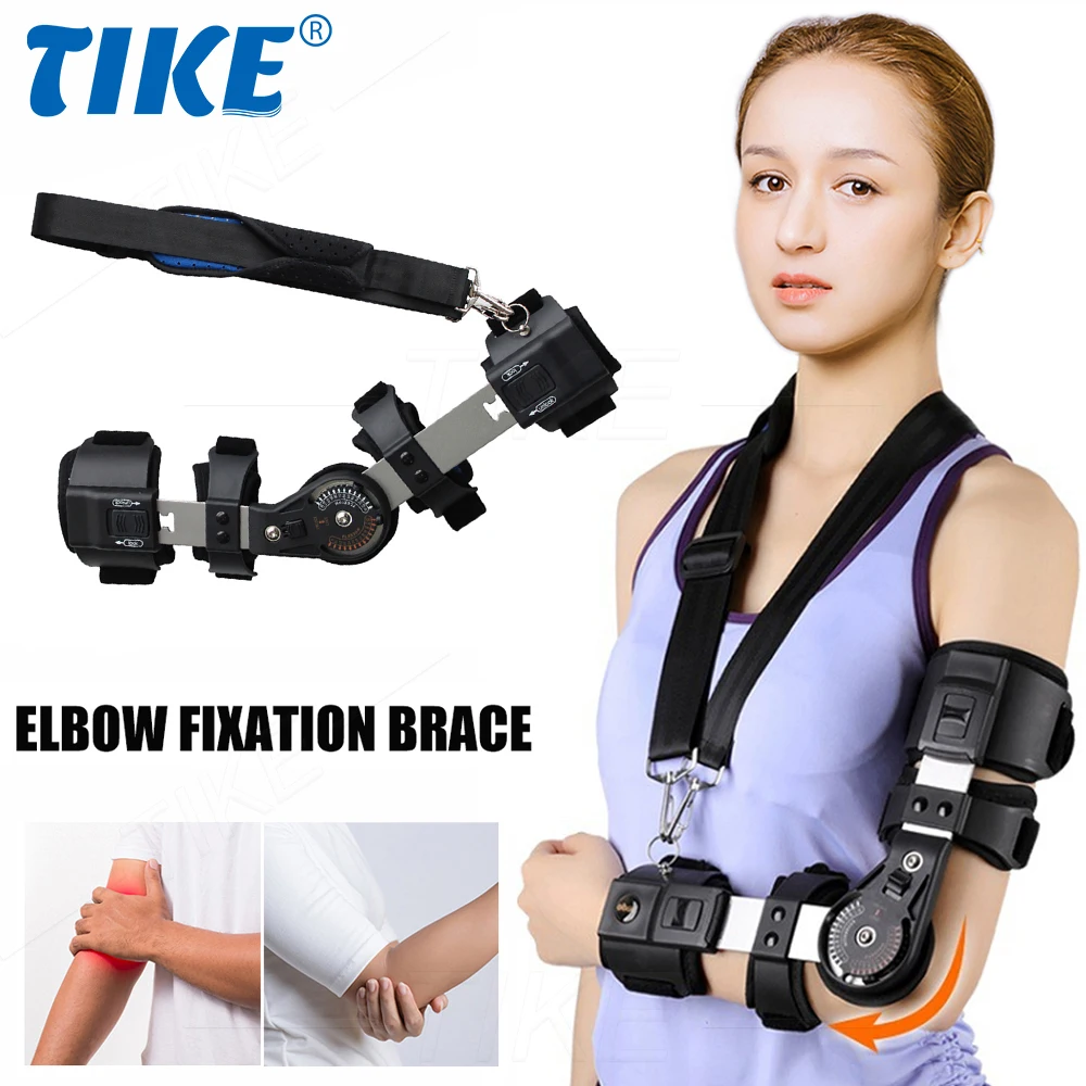 TIKE Adjustable Hinged Elbow Brace, Adjustable Post Op Elbow Brace with ...