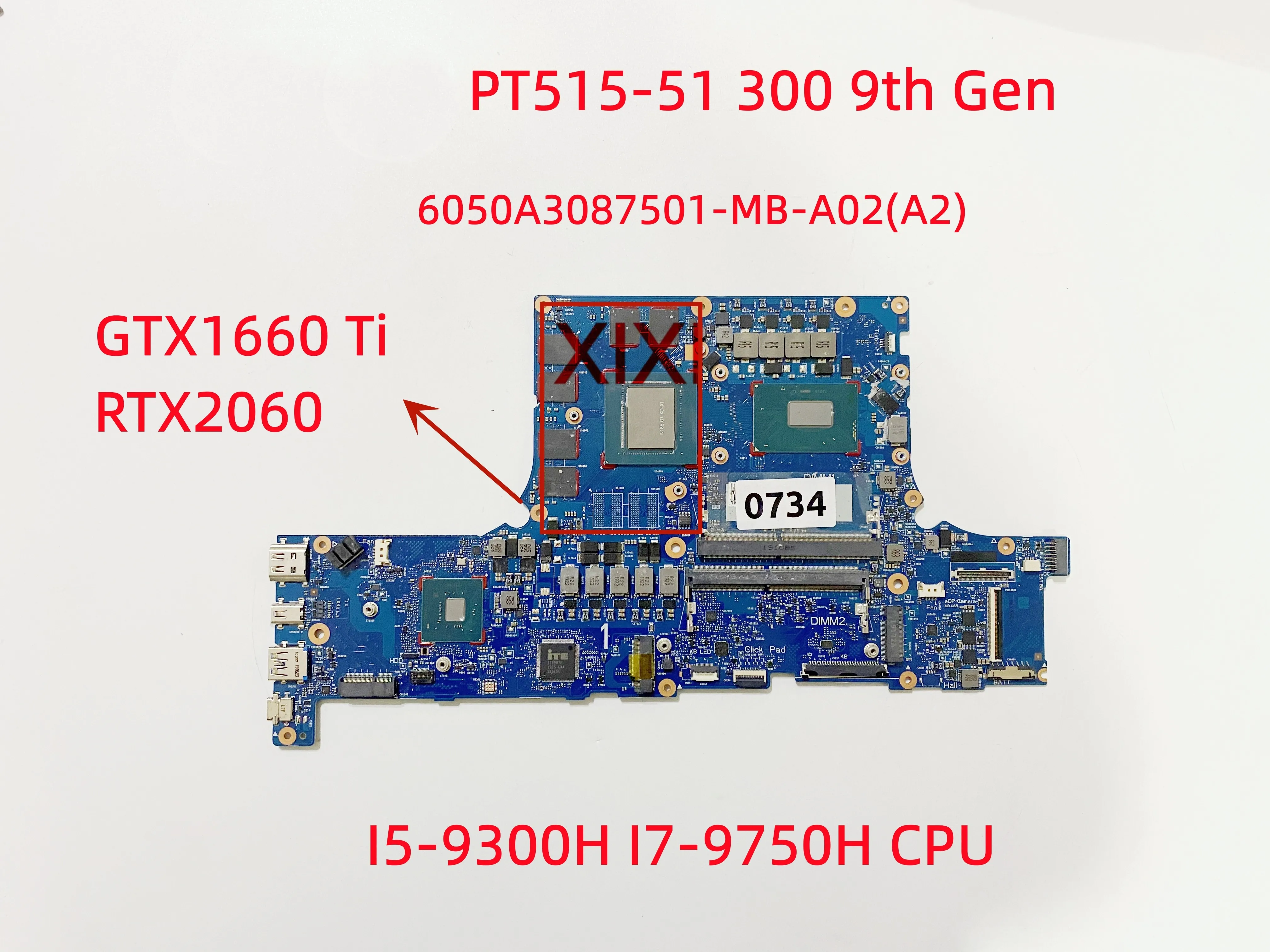 6050A3087501-MB-A02(A2) For Acer PT515-51 300 9th Gen Laptop ...