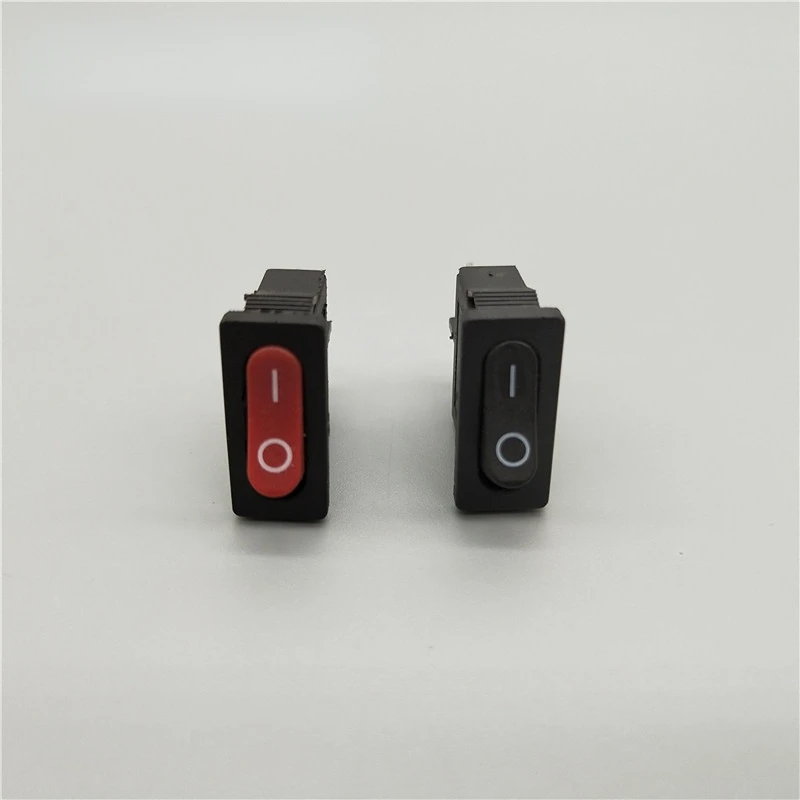 5Pc-10x22mm-KCD1-110-Black-Super-Thin-Rocker-Switch-NO-OFF-2-Pin-Small ...