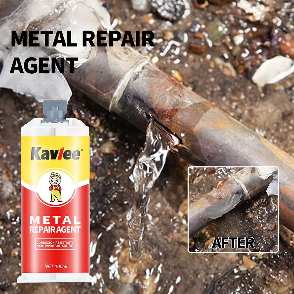 100mL DIY AB Glue Metal Repair Paste Strong Cold Welding Industrial ...