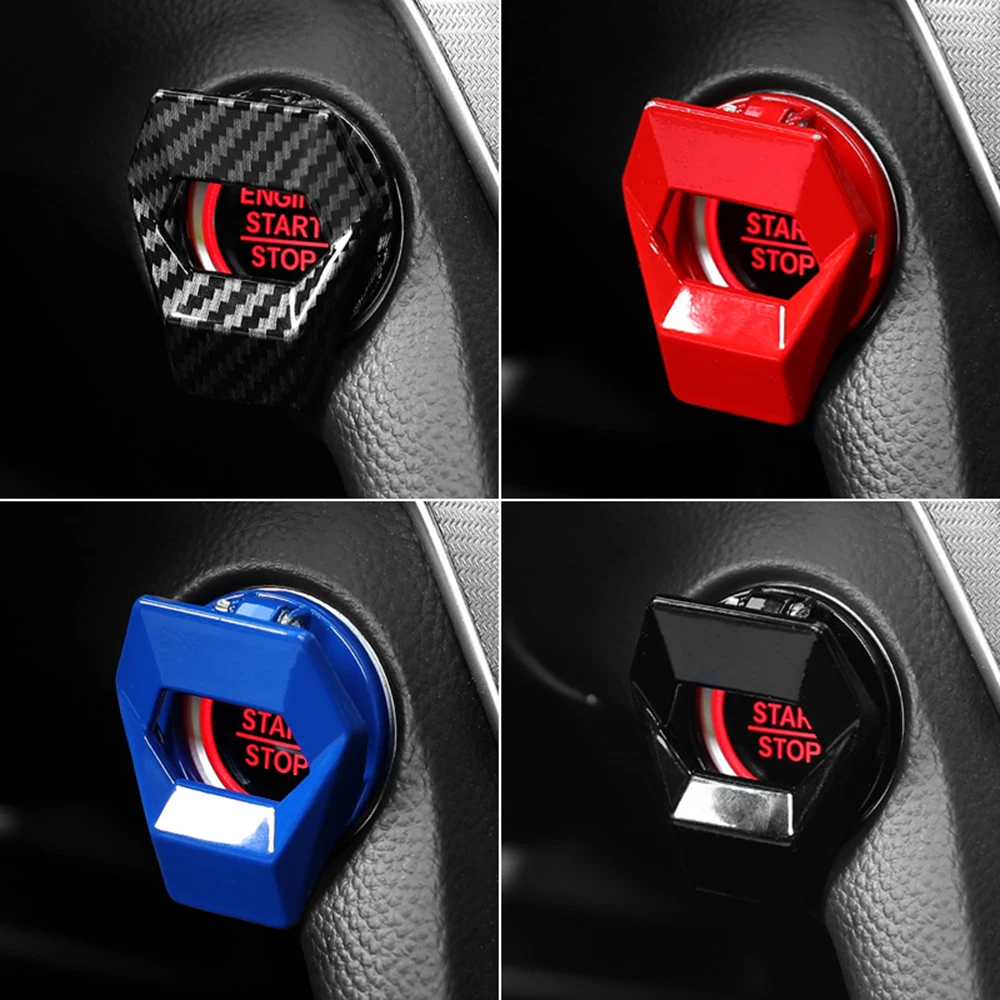 new Car Engine Start Stop Switch Button Cover Decorative Auto ...