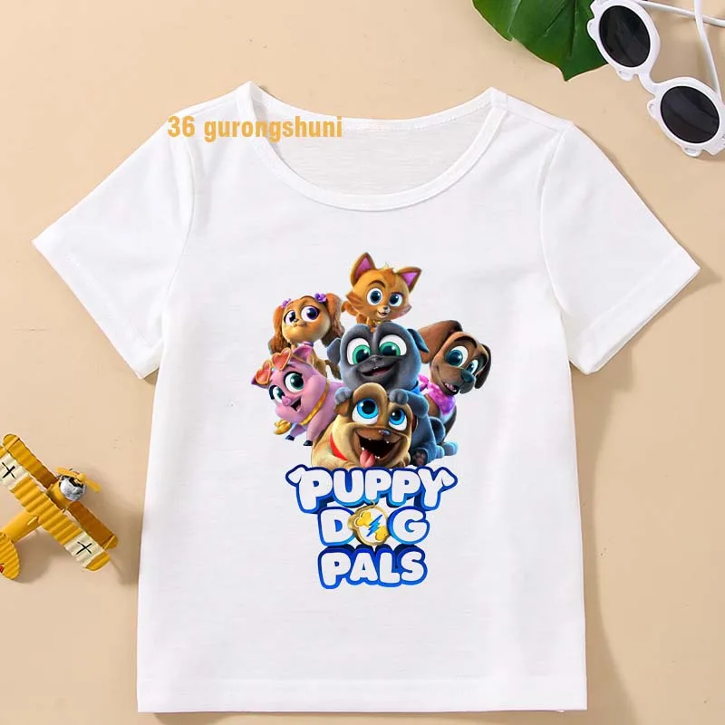 T Shirt Boys T Shirts Puppy Dog Pals Kids Tshirt cute cartoon T-shirts ...