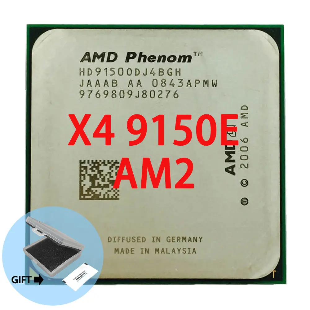 AMD Phenom X4 9150 X4 9150e Quad-Core DeskTop 1.8GHz CPU HD9150ODJ4BGH ...