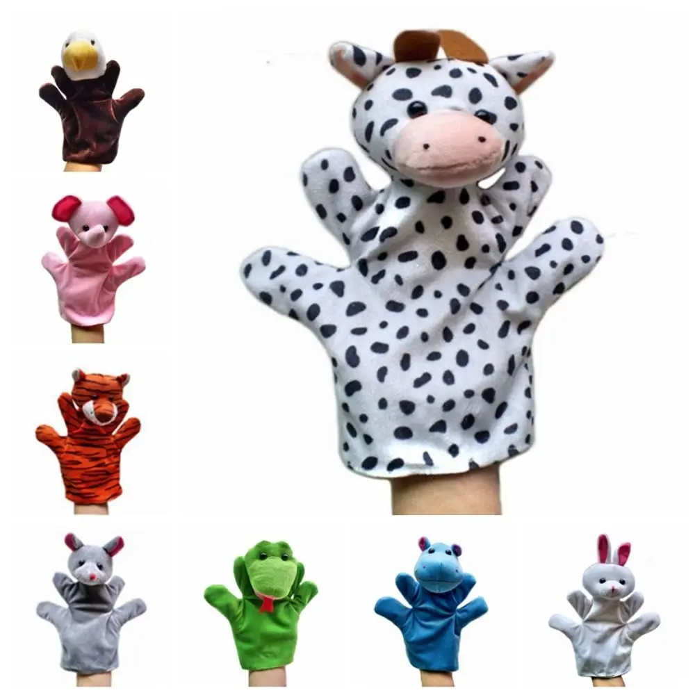 Plush-Toy-Hand-Puppets-For-Animal-24-Types-Cartoon-Animal-Animals-Hand ...