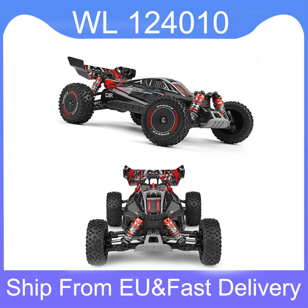 WLtoys 124010 1:12 RC Car 55km/h 2.4G Remote Control 4WD Racing Car Off ...