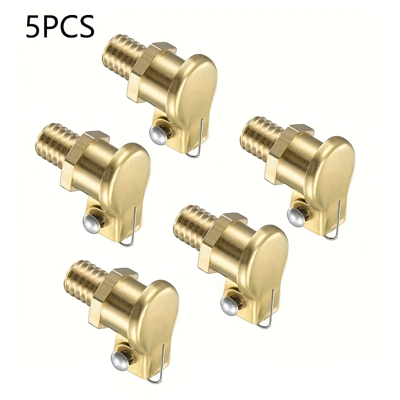 5pcs Heavy-Duty Metal Spring Grease Oil Cup Caps Durable Oil Container ...