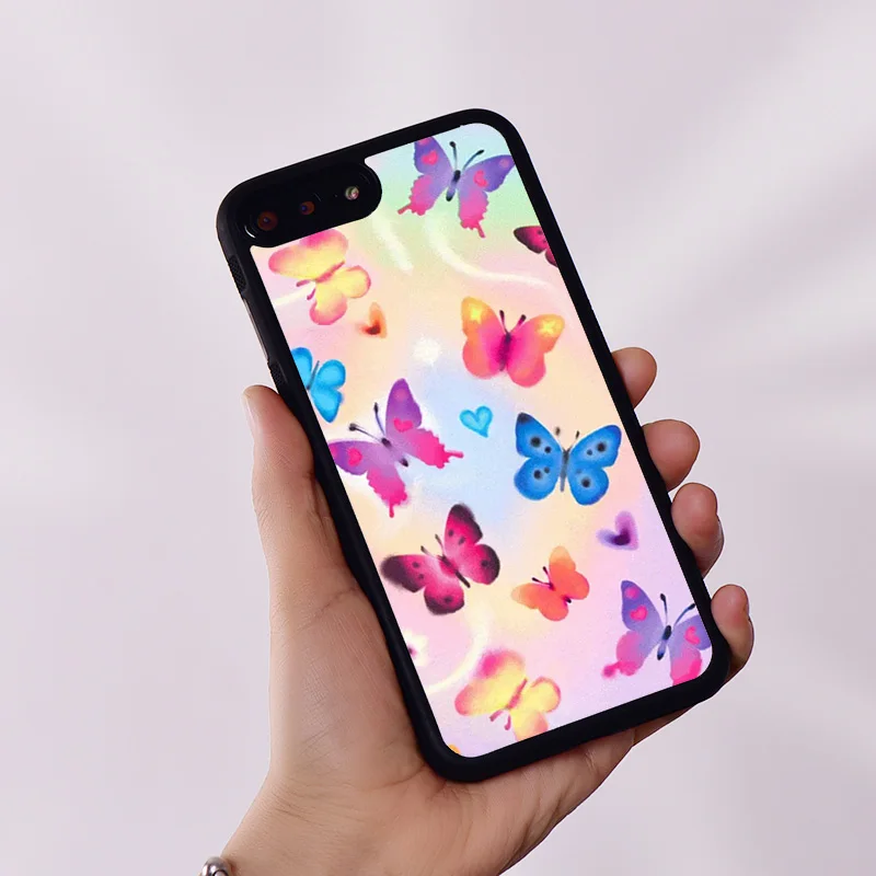 Wildflower-Silicone-Rubber-Phone-Case-Cover-for-iPhone-6-6S-7-8-Plus-X ...