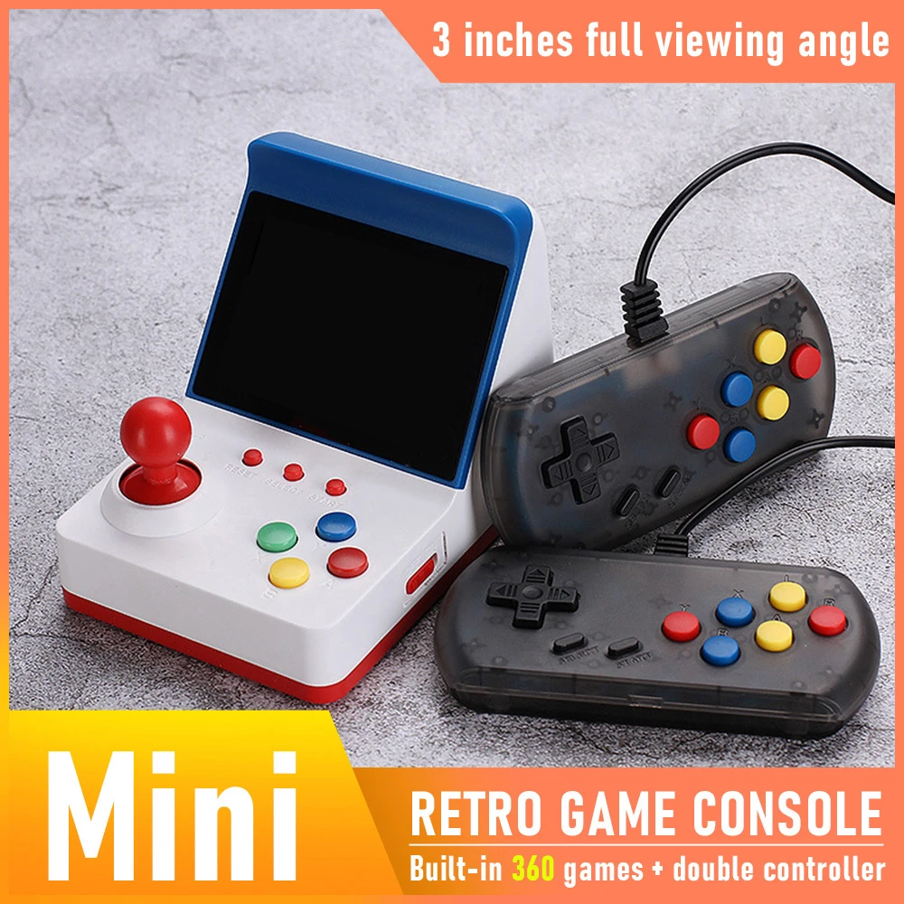 3inch 8Bit Portable Retro Mini Arcade Station Handheld Game Console ...