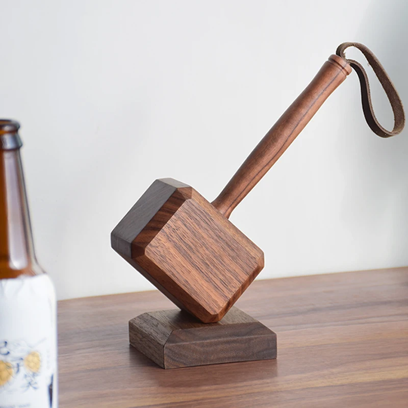 Multifunction-Walnut-Home-Bar-Decoration-Prop-Statue-Ornament-Wooden ...
