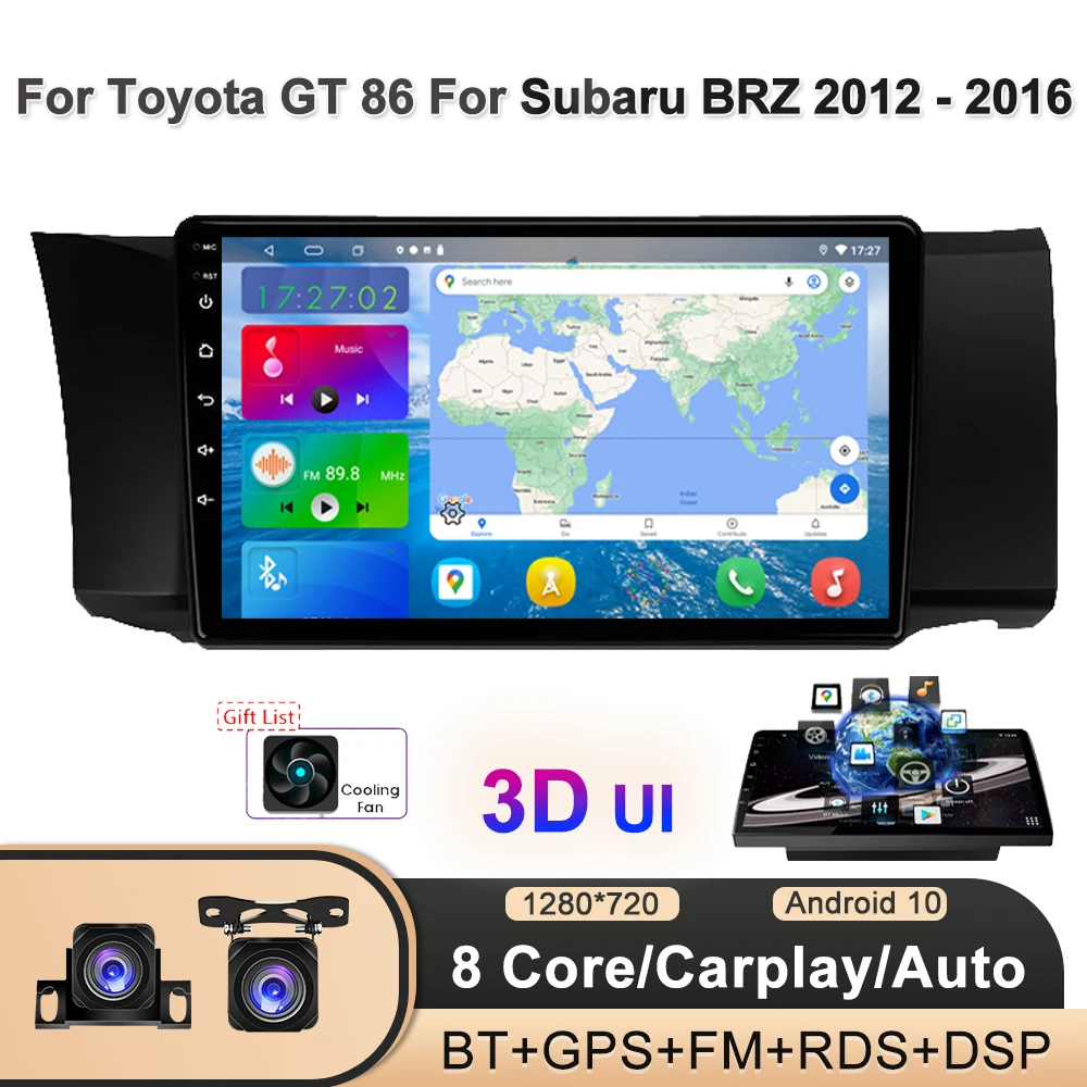 Android-11-For-Toyota-GT-86-For-Subaru-BRZ-2012-2016-IPS-Screen-Car ...