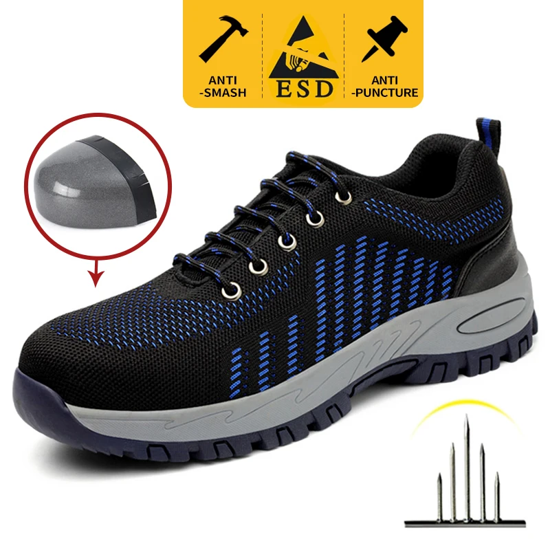 Work-Safety-Shoes-Anti-Smashing-Steel-Toe-Puncture-Proof-Construction ...