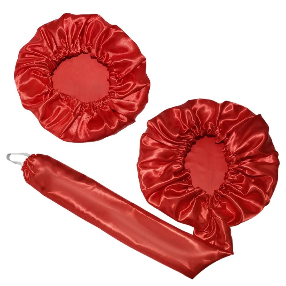 1 Kit Diffuser Cap + 1 Red Anti-frizz Silk Satin Cap - Bedspreads ...