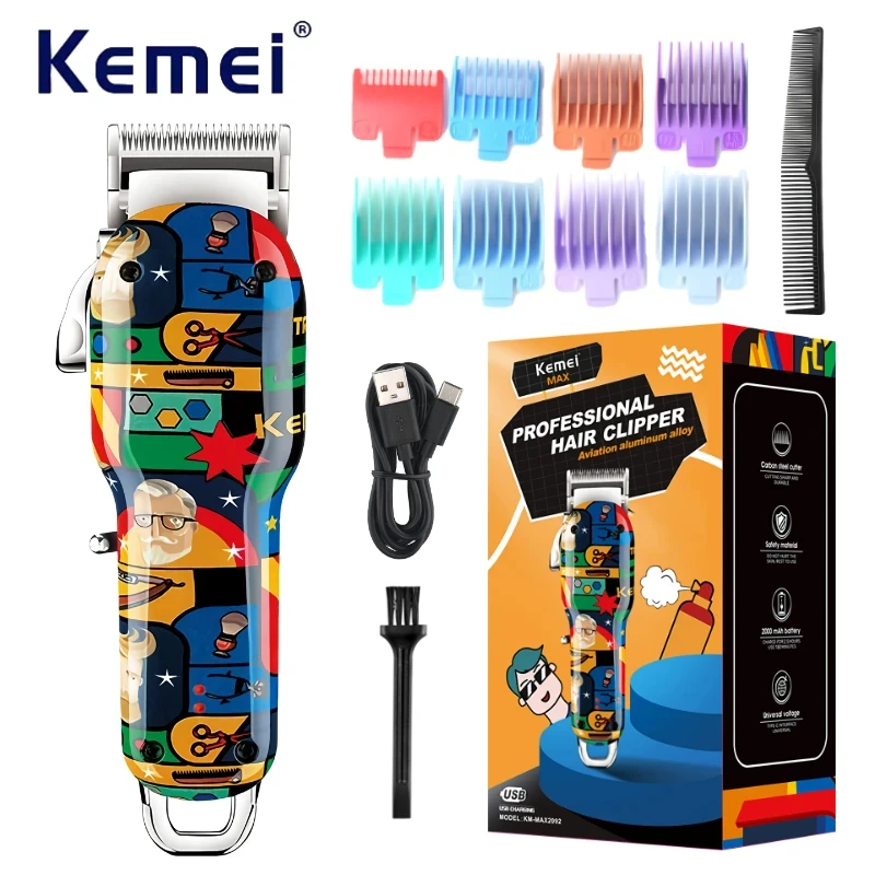 Kemei-KM-MAX2092-Rechargeable-Hair-Cutting-Machine-Electric-Hair ...
