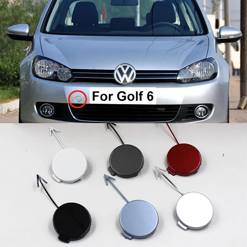 Car Front Guard Bumpers Towing Hook Trailer Cap For Volkswagen VW Golf ...