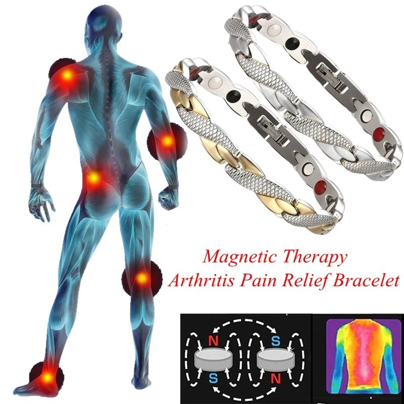 Dragon-Pattern-Twisted-Pulseira-magn-tica-para-mulheres-e-homens-Power ...