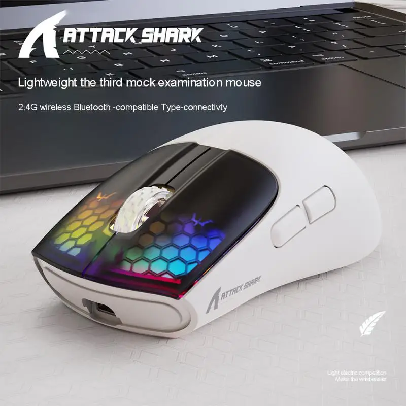 RYRA-X5RGB-Lightweight-Wireless-Gaming-Mouse-4000DPI-RGB-Mice-Bluetooth ...