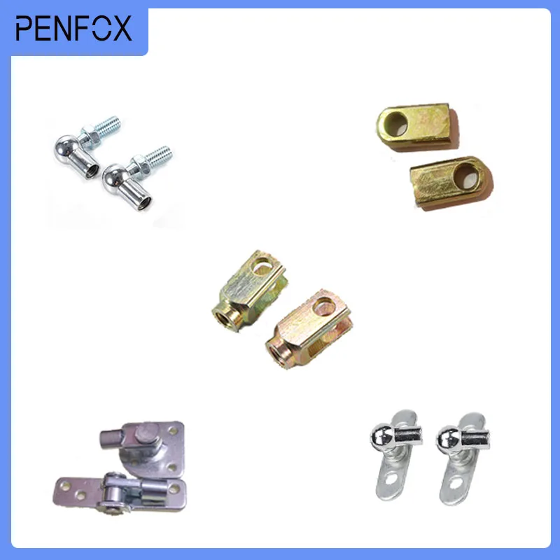 4 Pcs M6/M8 Female/Male Thread Car Gas Spring Universal Strut Joint ...