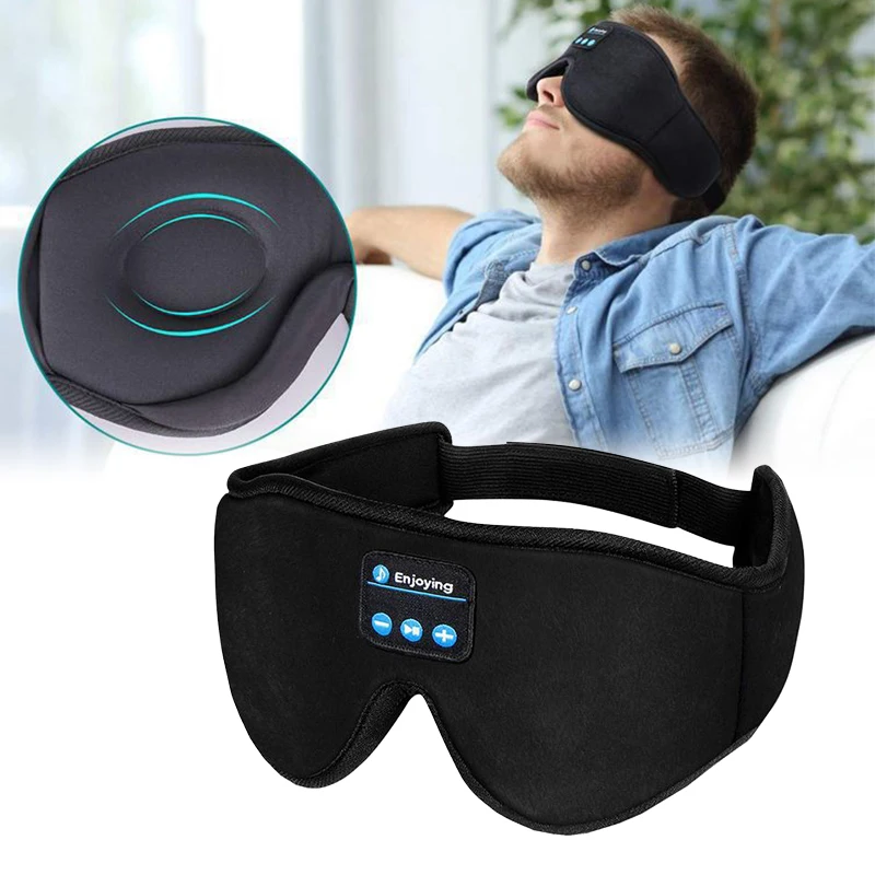 Sem fio bluetooth sono máscara sombreamento sono memória espuma esponja ...