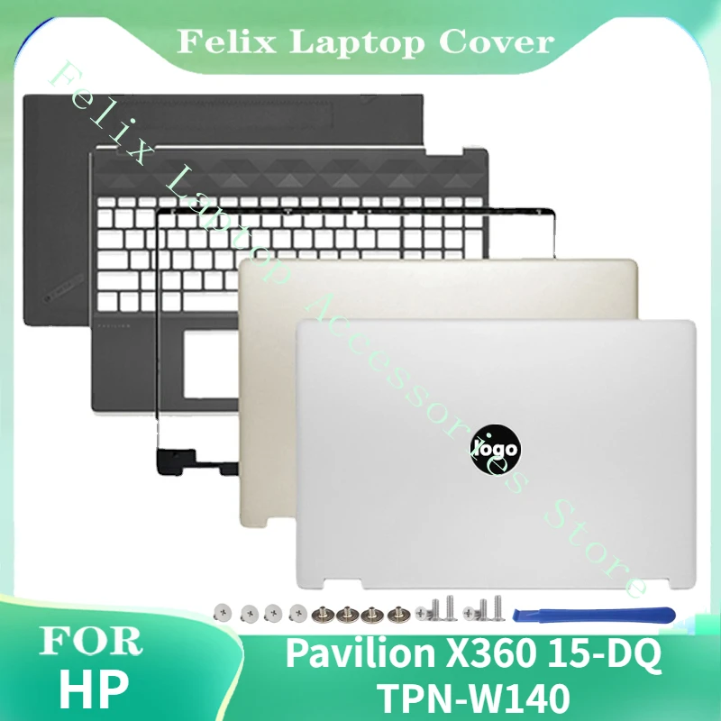 New-for-HP-Pavilion-X360-15-DQ-TPN-W140-Laptop-LCD-Back-Cover-Front-Bezel-Palmrest.jpg