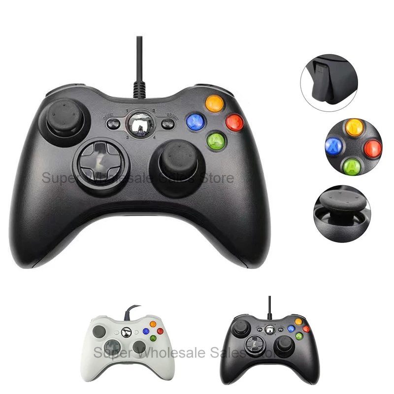 2-4G-USB-Wired-Game-Controller-Joypad-For-Win-7-8-10-PC-Joystick ...