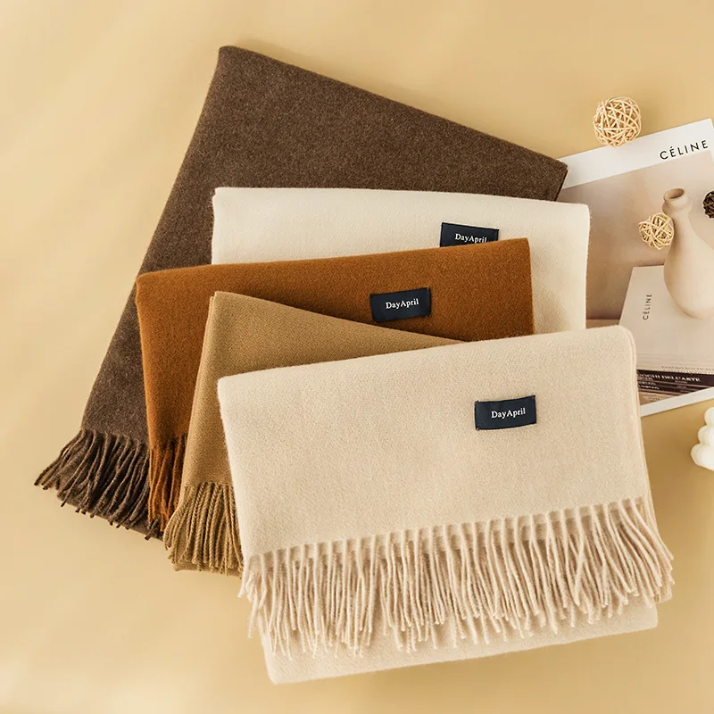 Bufanda-de-Cachemira-de-imitaci-n-para-mujer-chal-c-lido-de-Color-s ...