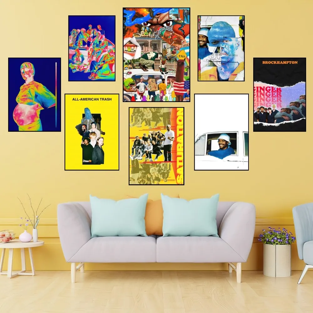 B-Brockhampton-Band-The-Family-Poster-Prints-Wall-Painting-Bedroom ...