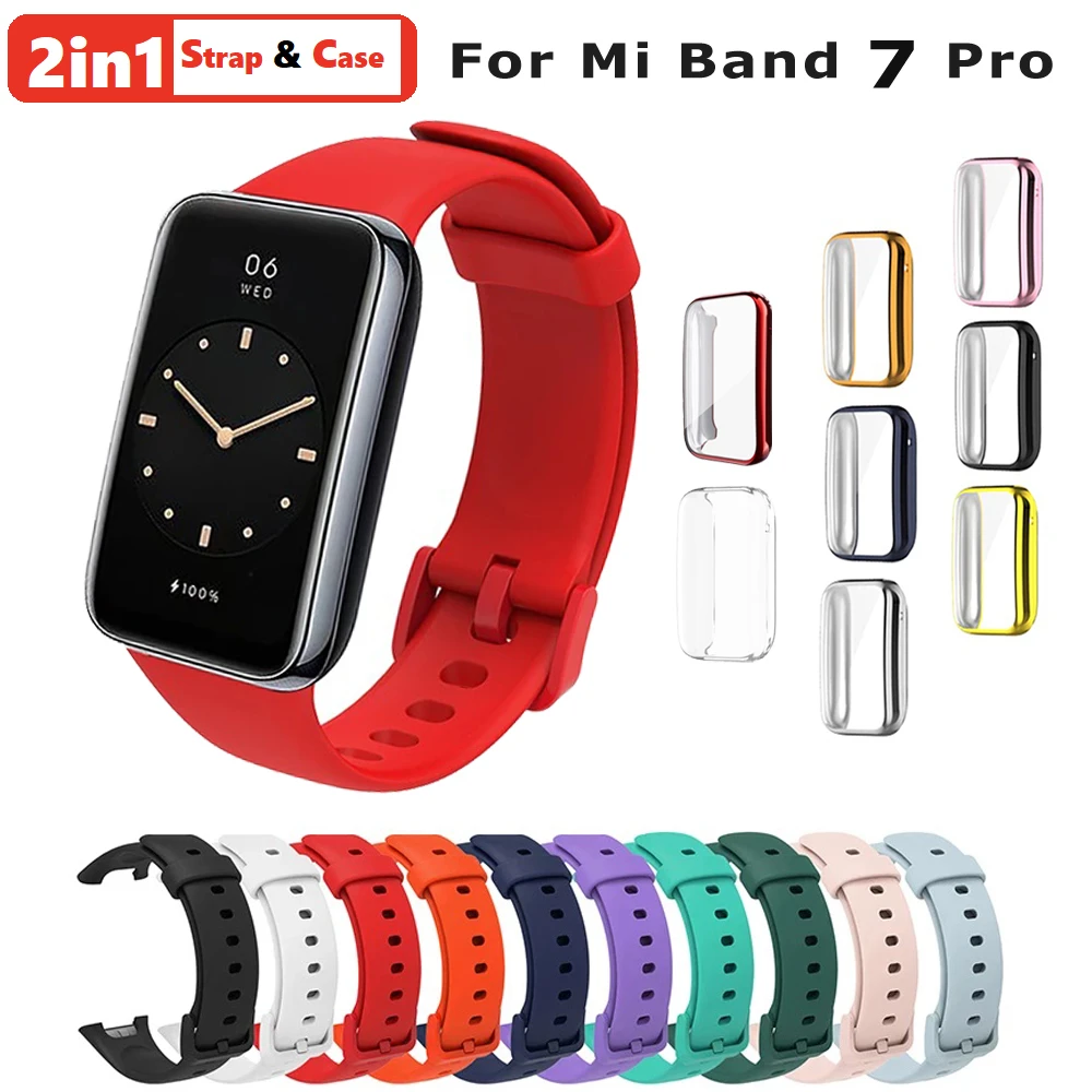 Strap For Xiaomi Mi Band 7 Pro Silicone TPU Replacement Wristband Smart ...
