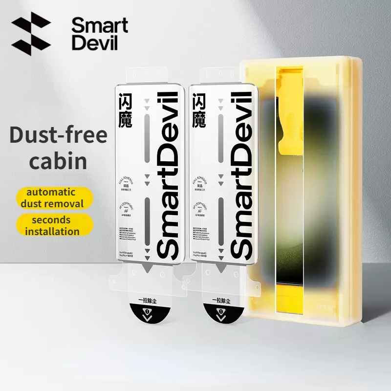 SmartDevil-Protector-de-pantalla-sin-polvo-para-Samsung-S24Ultra-S24-Plus-pel-cula-suave ...