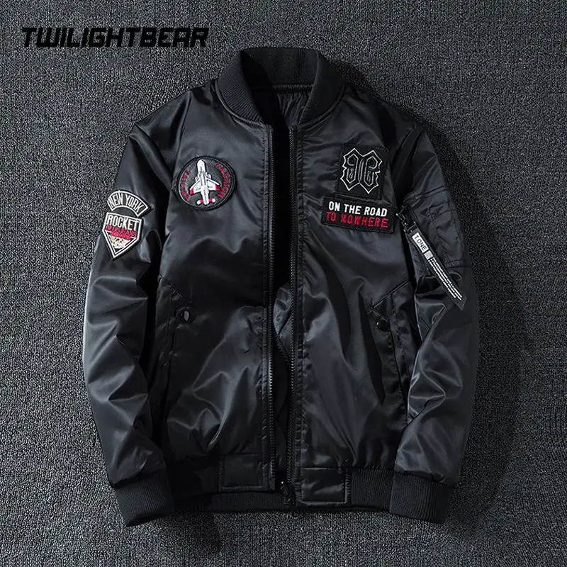 7XL Oversized Men's Jackets Double Sided Wear Outerwear Embroidery ...
