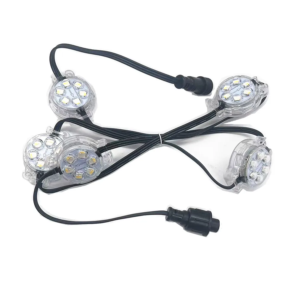 24V RGBW RGBWW Led Pixel Point Light 40mm 12v IP68 Outdoor Permanent ...