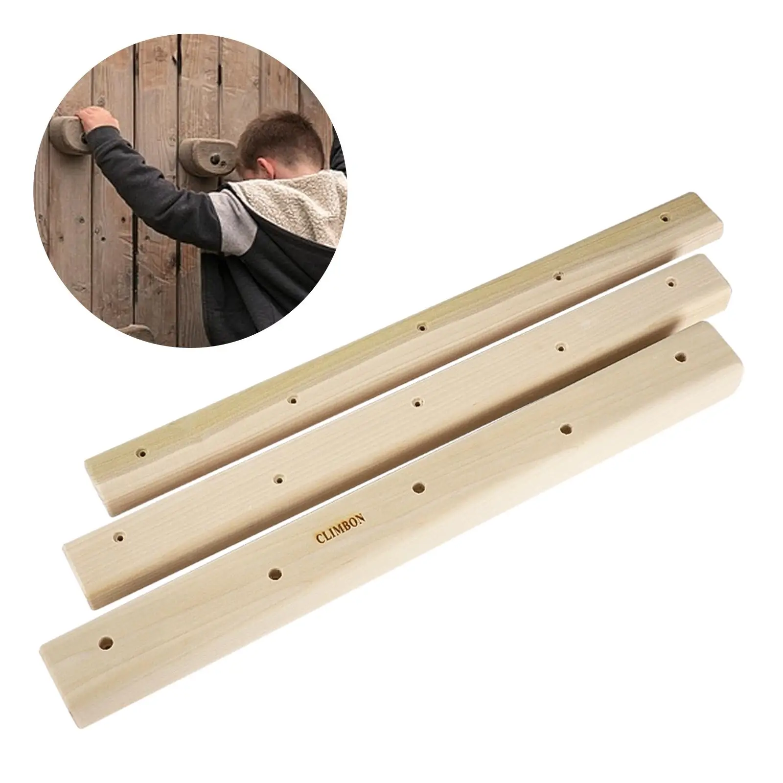 3x-Wood-Rock-Climbing-Holds-Forearm-Exerciser-Upper-Body-Workouts ...