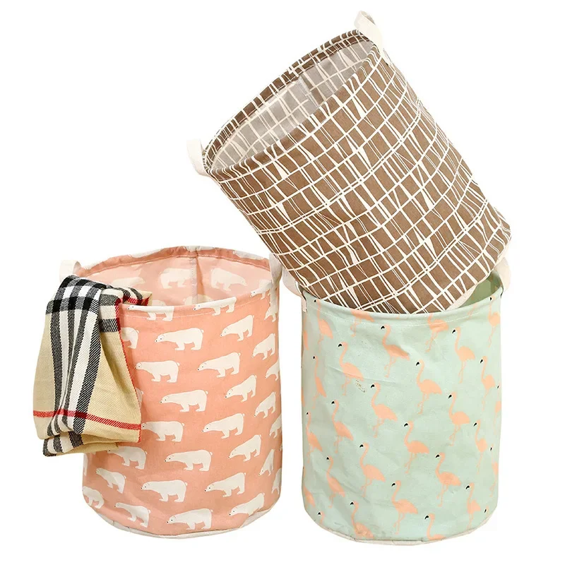 Basket-Storage-Dirty-Laundry-Folding-Large-Capacity-Clothing-Bucket ...