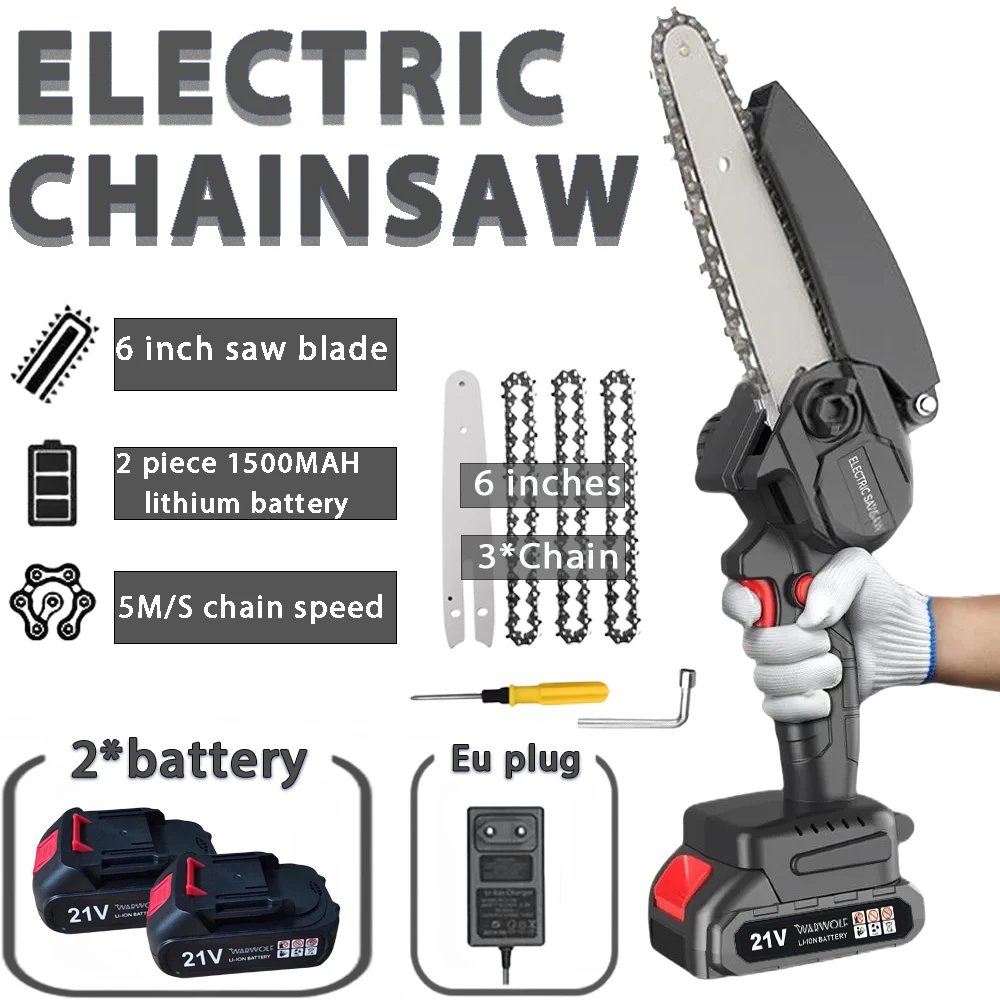 6In-Mini-Electric-Pruning-Saw-Handheld-Rechargeable-Saw-Small-Wood ...