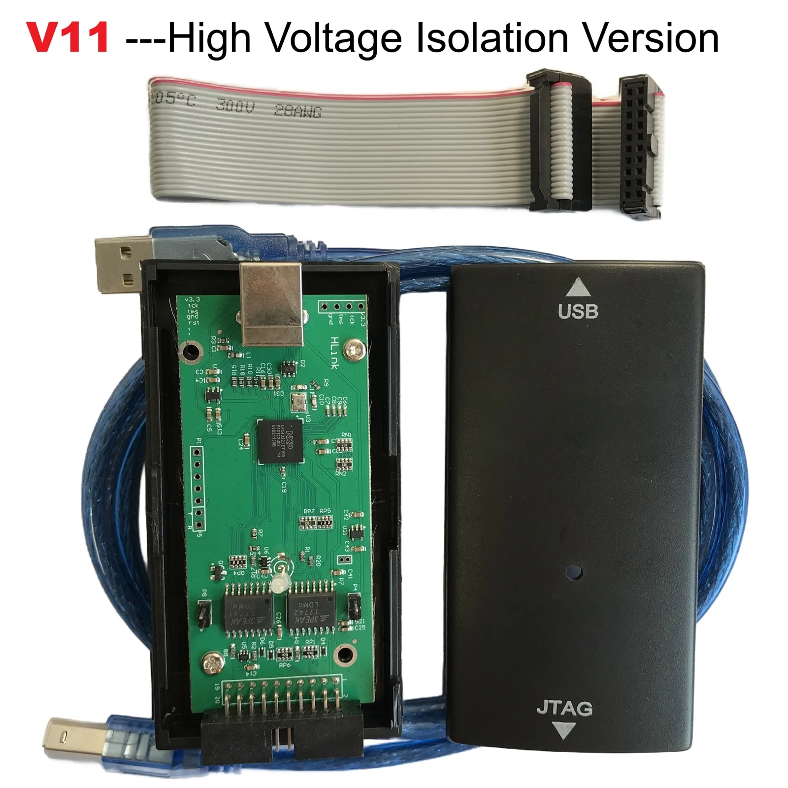 For-J-LINK-V11-Emulator-STM32-ARM-Jlink-v11-Programmer-Downloader-JTAG ...