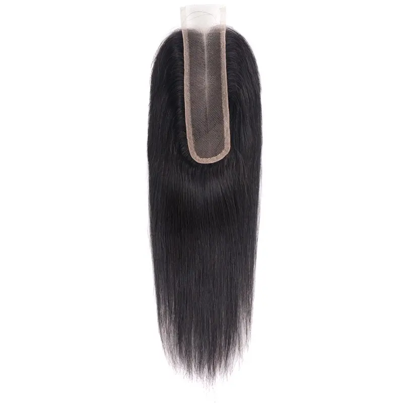 2x6 Lace Closure Straight Human Hair Closure Brazilian Virgin Hair Pre ...