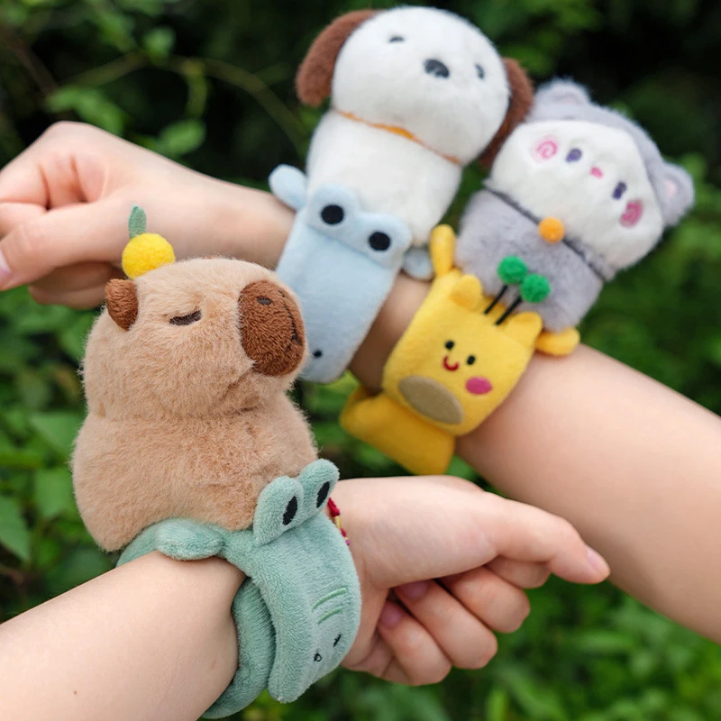 Creative Funny Animal Slap Snap Wrap Wristband Bracelet Cute Cartoon ...