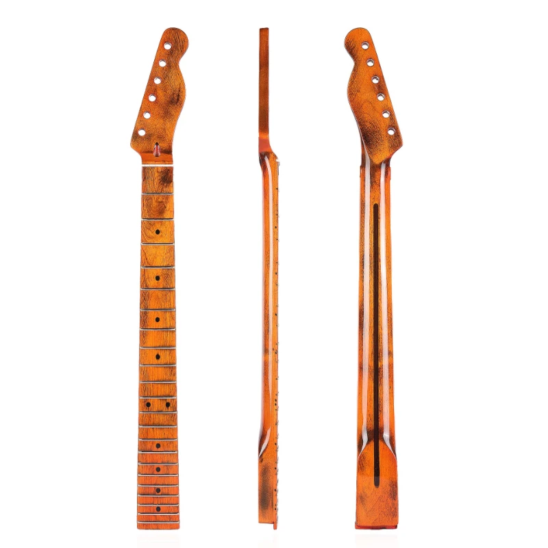 Electric Guitar Neck Maple Wood 22 Fret Guitar Necks Replacement ...