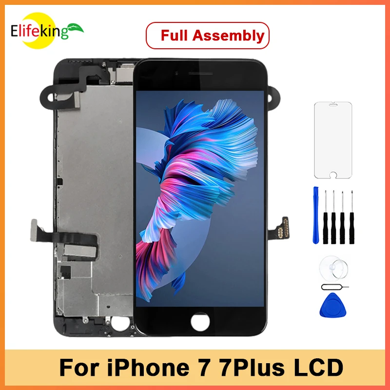 Full Assembly Set Lcd Display For Iphone 7 7 Plus Touch Screen ...