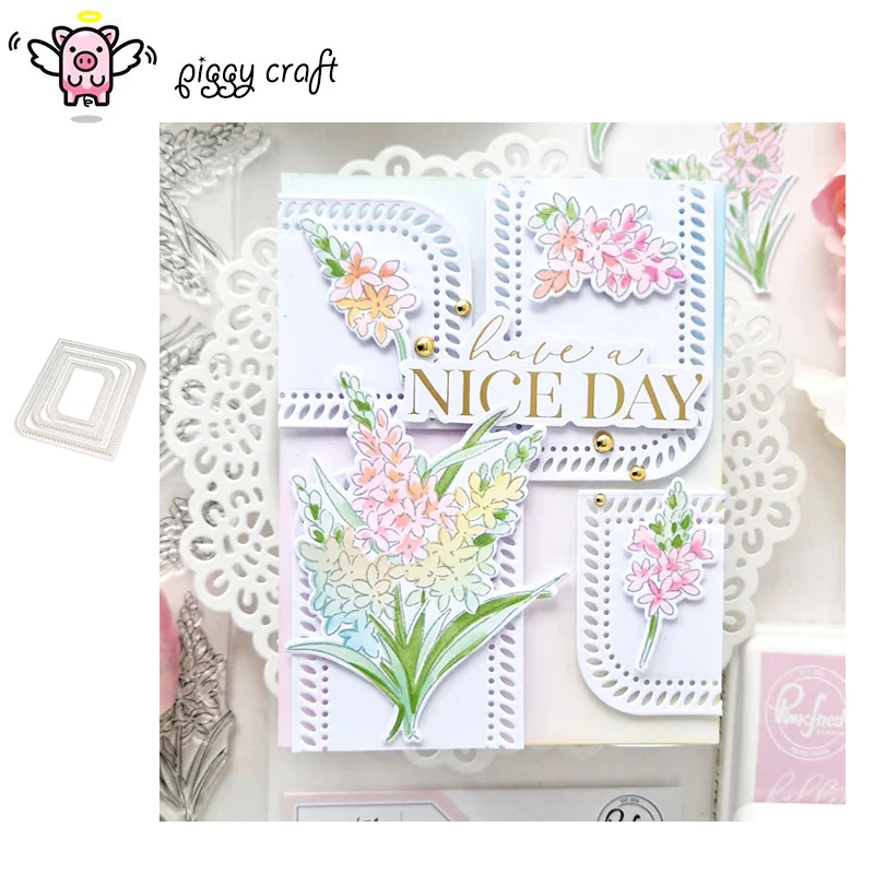 Piggy Craft metal cutting dies cut die mold Irregular garland frame ...