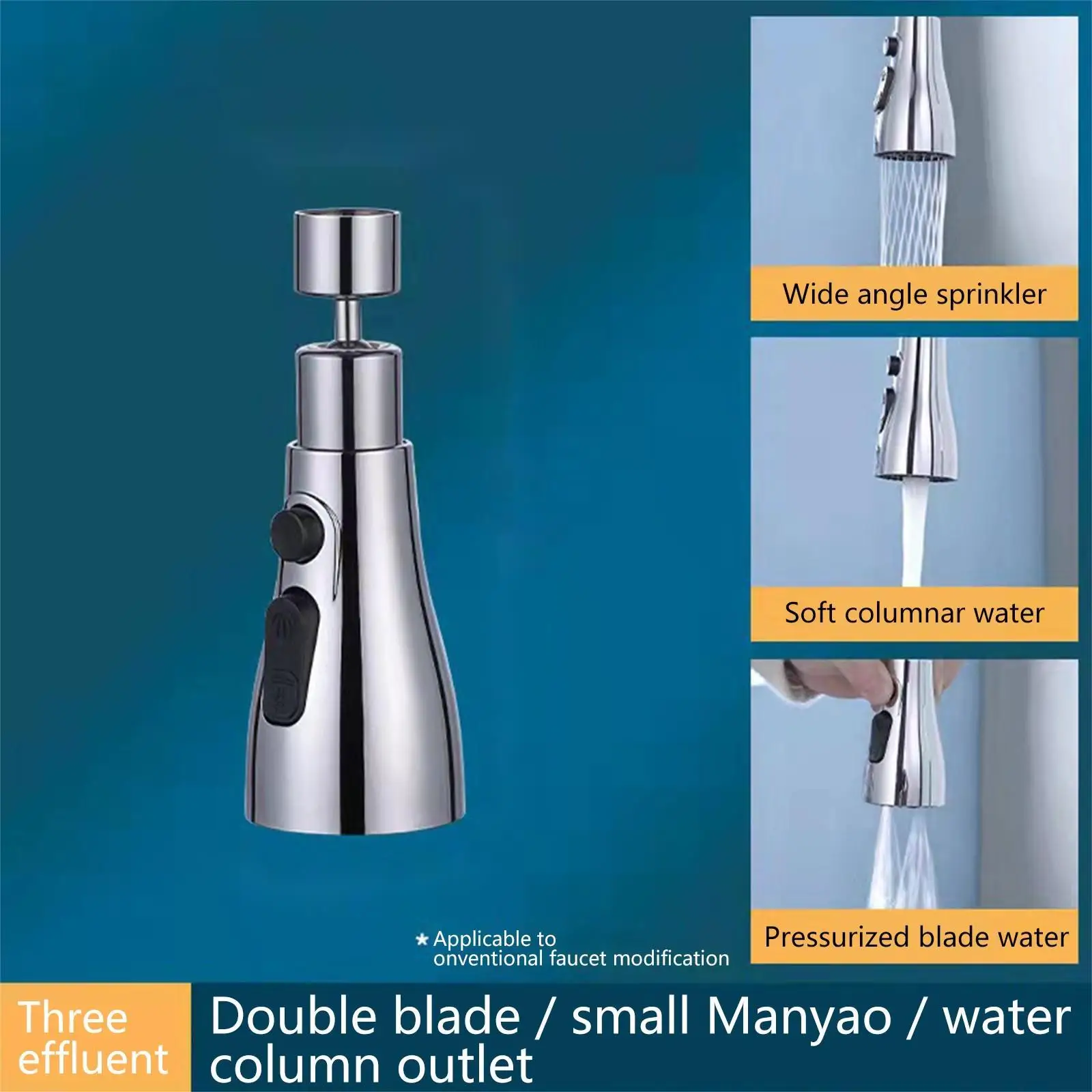 3-Modes-Upgraded-360-Gourmet-Kitchen-Sink-Faucet-Tapware-With-Water-Tap ...