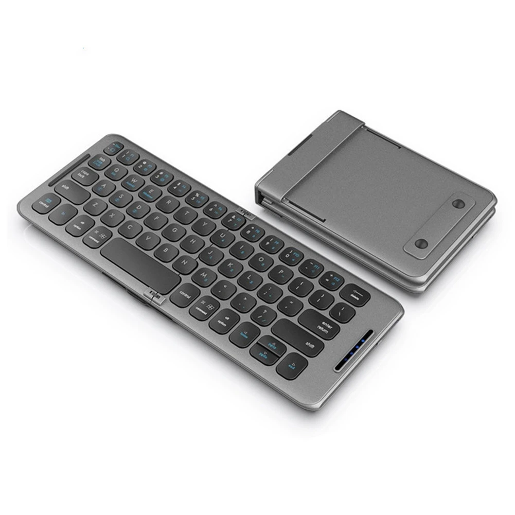 Foldable Wireless Bluetooth compatible Keyboard USB Type C for Windows ...