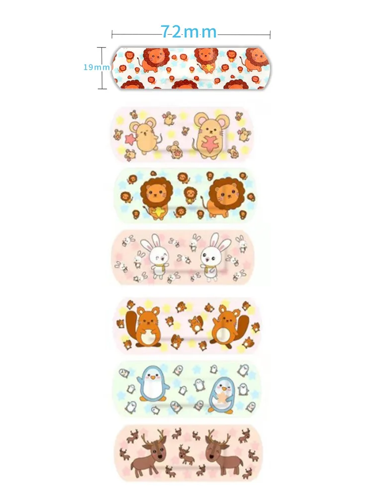 100pcs-lot-Cartoon-Band-Aid-Strips-Kawaii-Healing-Adhesive-Bandages-for ...