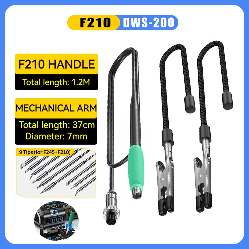 FNIRSI-HS-02-DWS-200-Welding-Station-Accessories-F210-F245-Handle-Robot ...